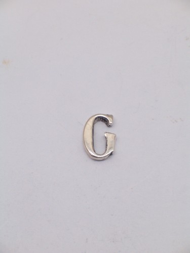 Jacket Pin With Initial - G - In 925 SILVER - Pins - Letter - Alphabet ...
