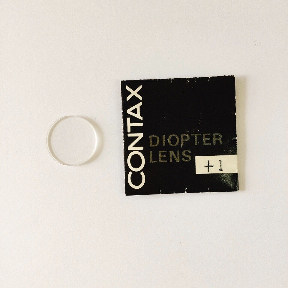 Contax +1.0 Diopter Lens Dioptric Adjustment eyepiece for RTS I II 139 ...