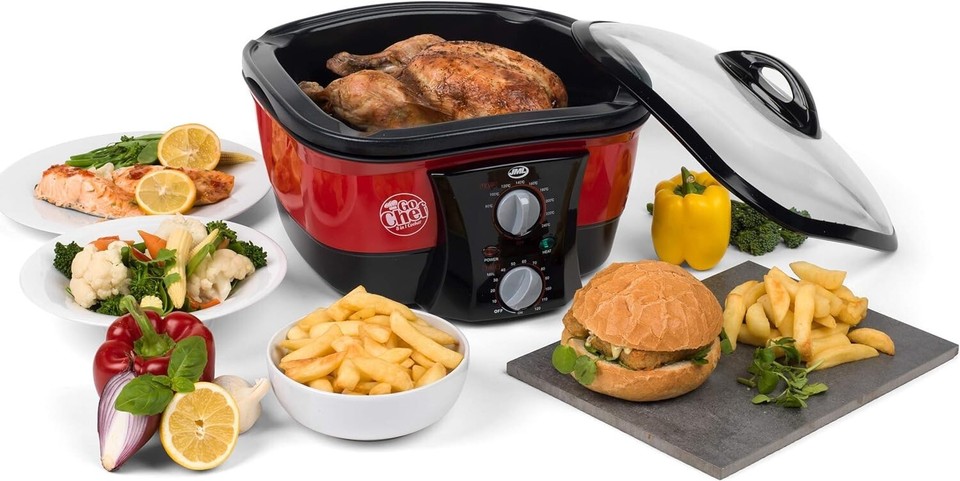 JML Go Chef Multi Cooker - 5L 8 in 1 Electric Slow Cooker Pot, Roast ...