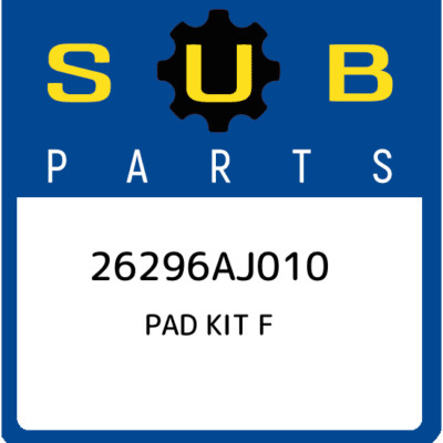 26296AJ010 Subaru Pad kit f 26296AJ010, New Genuine OEM Part | eBay