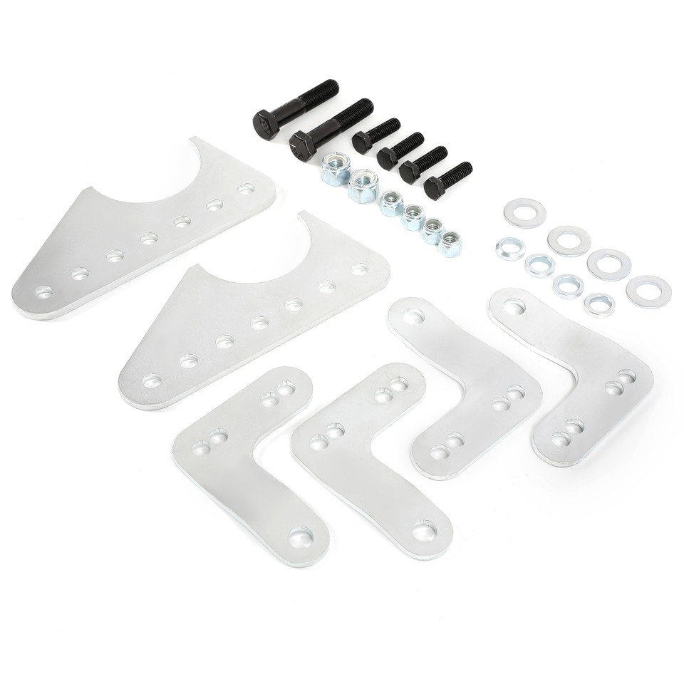 Coil Over Shock Mount Kit Universal Lower Adjustable Kit Up to 3" Axle ...