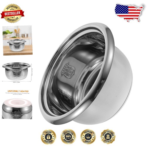 Effortless Cooking with 3L Non-Stick Rice Cooker Inner Pot - Stainless ...