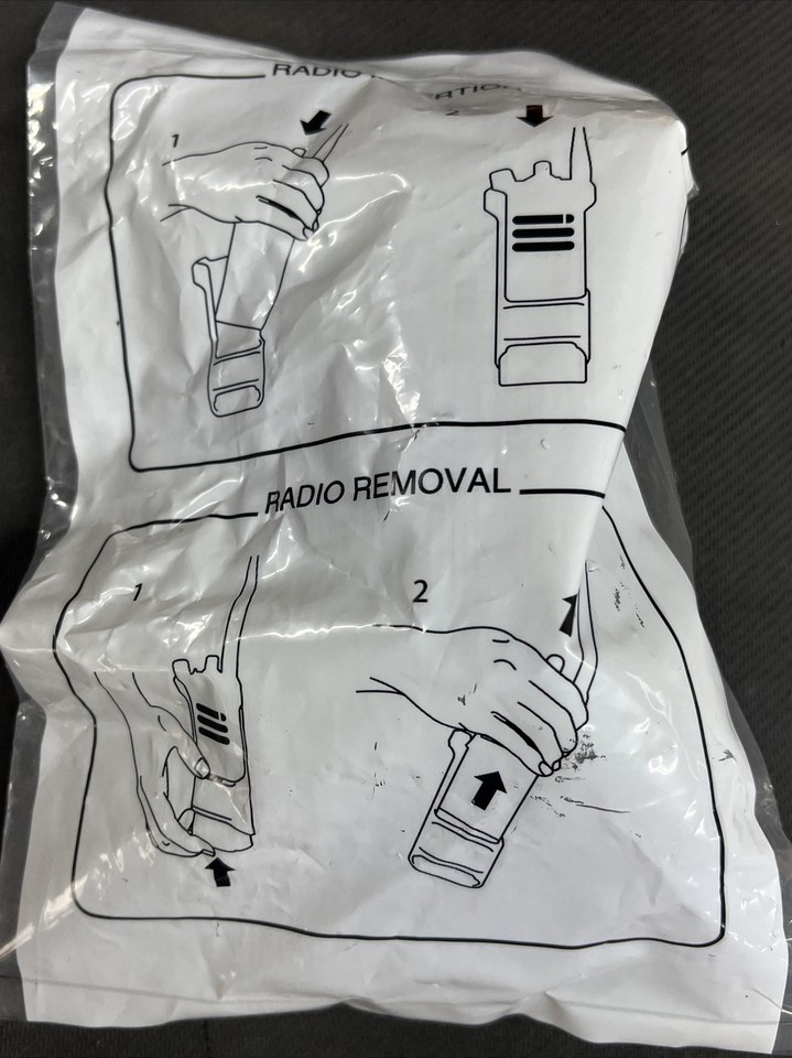 MOTOROLA UNIVERSAL RADIO HOLSTER PMLN7901A PMLN5709A APX 6000/8000 *OEM ...