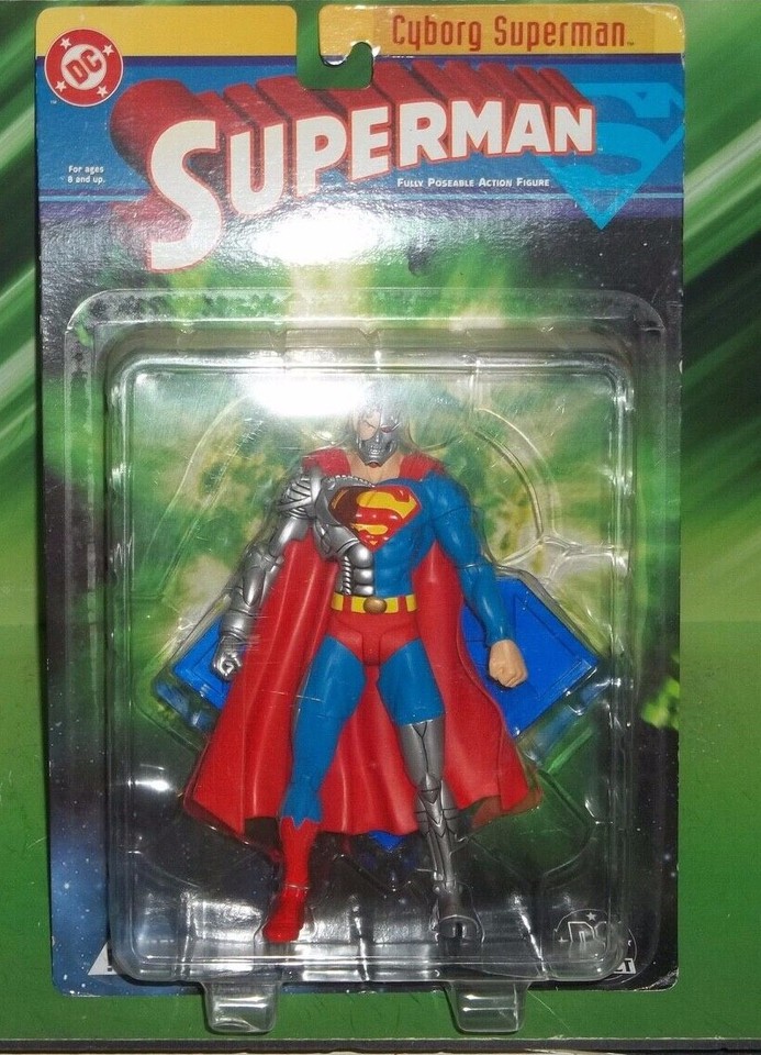 dc direct COLLECTIBLES DEATH OF SUPERMAN RETURNS SERIES CYBORG SUPERMAN ...