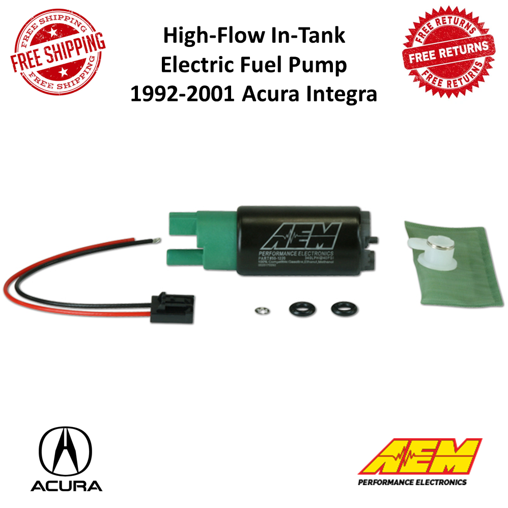 AEM High Flow In-Tank Fuel Pumps E85 Compatible 340LPH / 80PSI For 92 ...