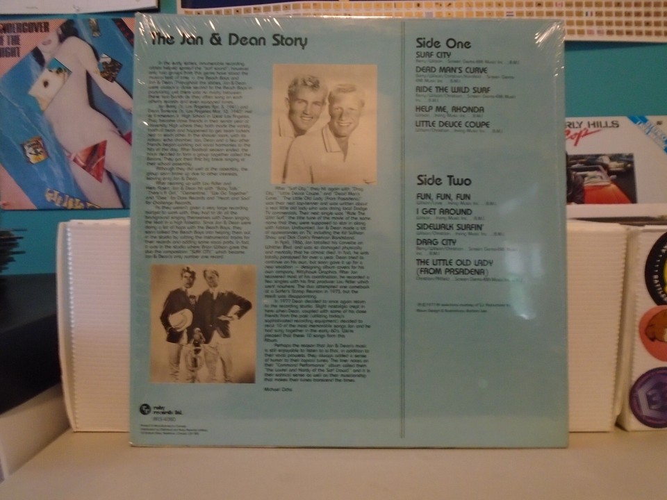 JAN & DEAN-The Jan & Dean Story-Vinyl LP-In Shrink-1977 Ruby Label-Best ...