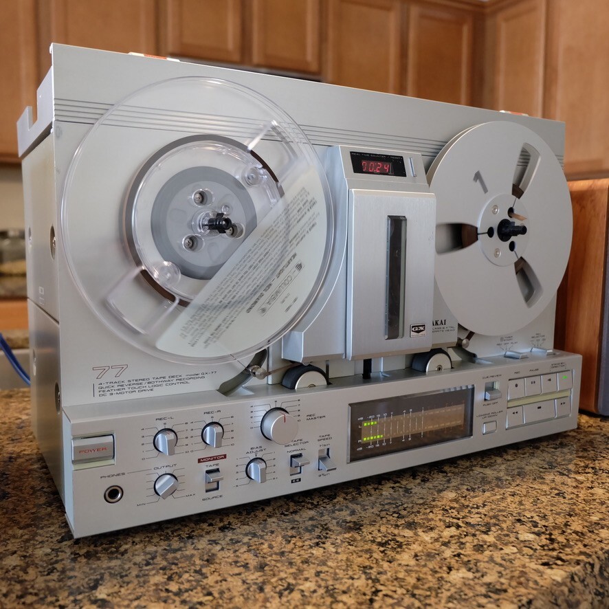 Akai GX-77 Reel to Reel – ONE Table w/ Spindle & Screws Assembly ...