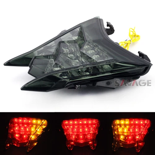 For BMW S1000RR S1000R HP4 10-18 LED Tail Light Turn Signals Integrated ...