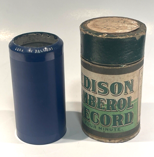EDISON BLUE AMBEROL CYLINDER RECORD 3231 VERNON DALHART - CORA | eBay