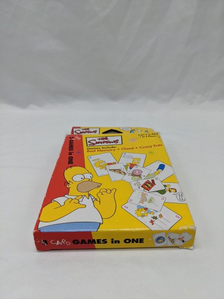 The Simpsons 3 Games In One Bad Memory Cheat Crazy Eats Complete | eBay