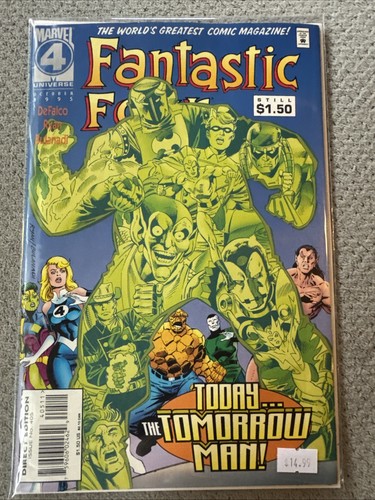 FANTASTIC FOUR #405 THE TOMORROW MAN! Marvel Comics 1995 Beautiful ...