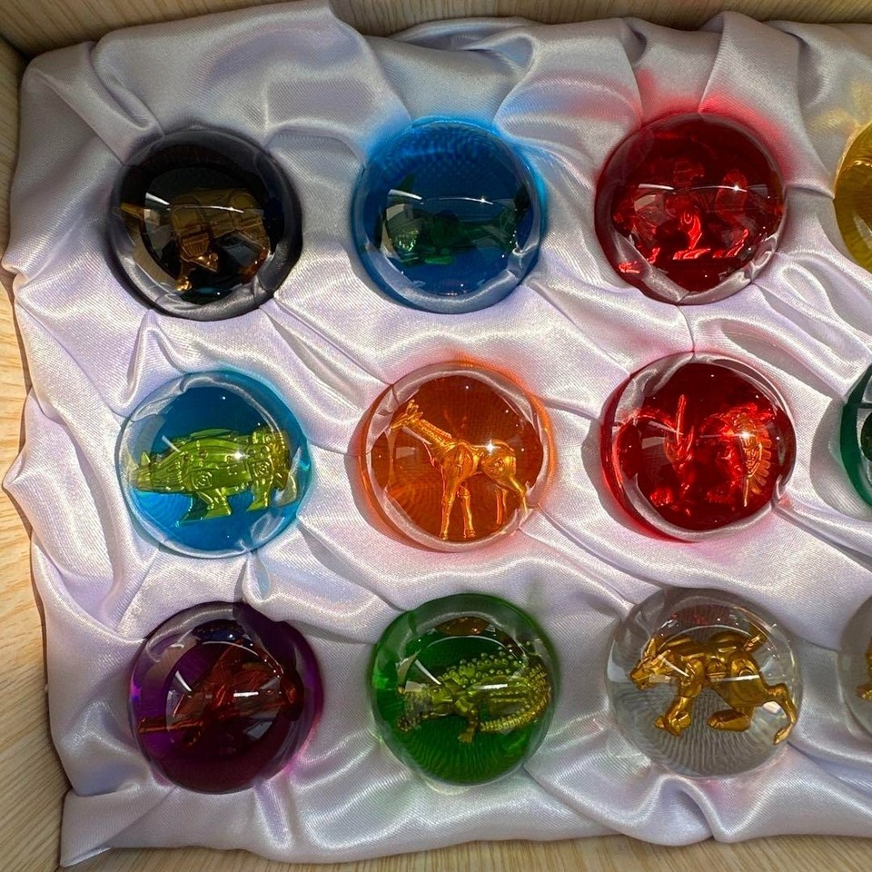 Power Rangers Wild Force Gaoranger Gao Crystal Figures Lot 18 Set ...