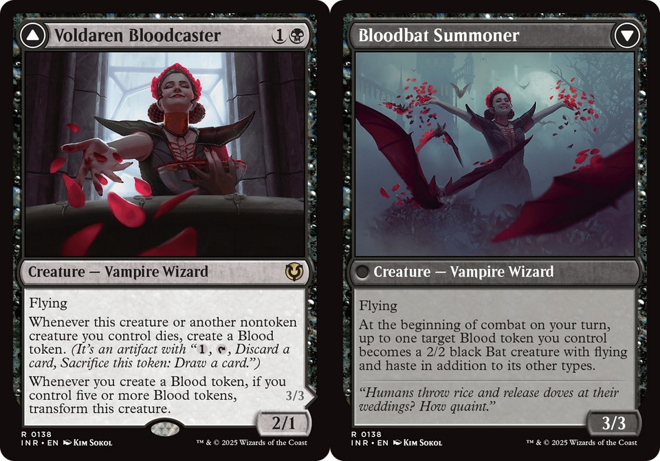 FOIL VOLDAREN BLOODCASTER mtg EX/NM Innistrad Remastered 1 Rare Print ...