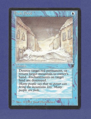 1994 Magic the Gathering - Flash Flood - Instant - Legends MTG | eBay