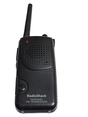 Radio Shack 2-Way Personal Radio Set | 1 Channel | Black | Model 21 ...