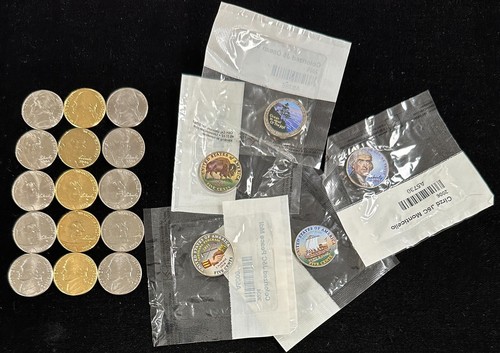 2004-2006 15-Coin Nickel Set w/ Colorized Westward Journey 5-Coin ...