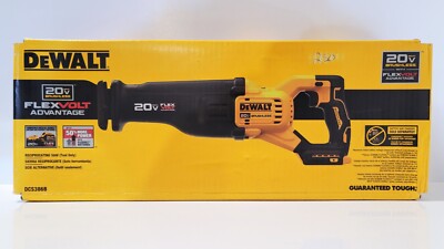 20V DeWALT DCS386B Flexvolt Advantage Brushless Cordless Reciprocating ...