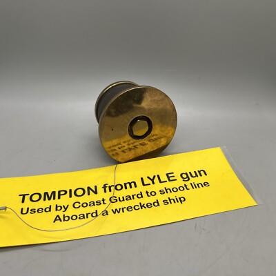 Naval Tompion for 2 Inch Lyle Gun Original 2” Cost Guard Brass | eBay