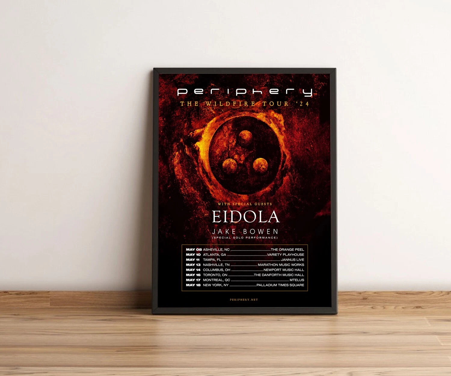 Periphery The Wildfire Tour 2024 Poster | ID 12882207 by Rusty Tally ...