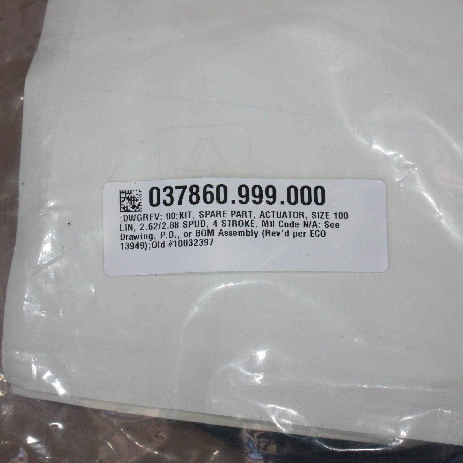 Spares Repair kit FLOWSERVE VALTEK Mark 1 DN100 4" Control valve ...