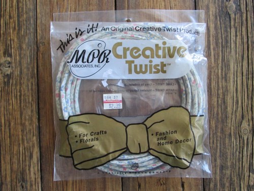 NEW Creative Twist MPR Paper Ribbon Calico Floral Print 3 Yards This is ...