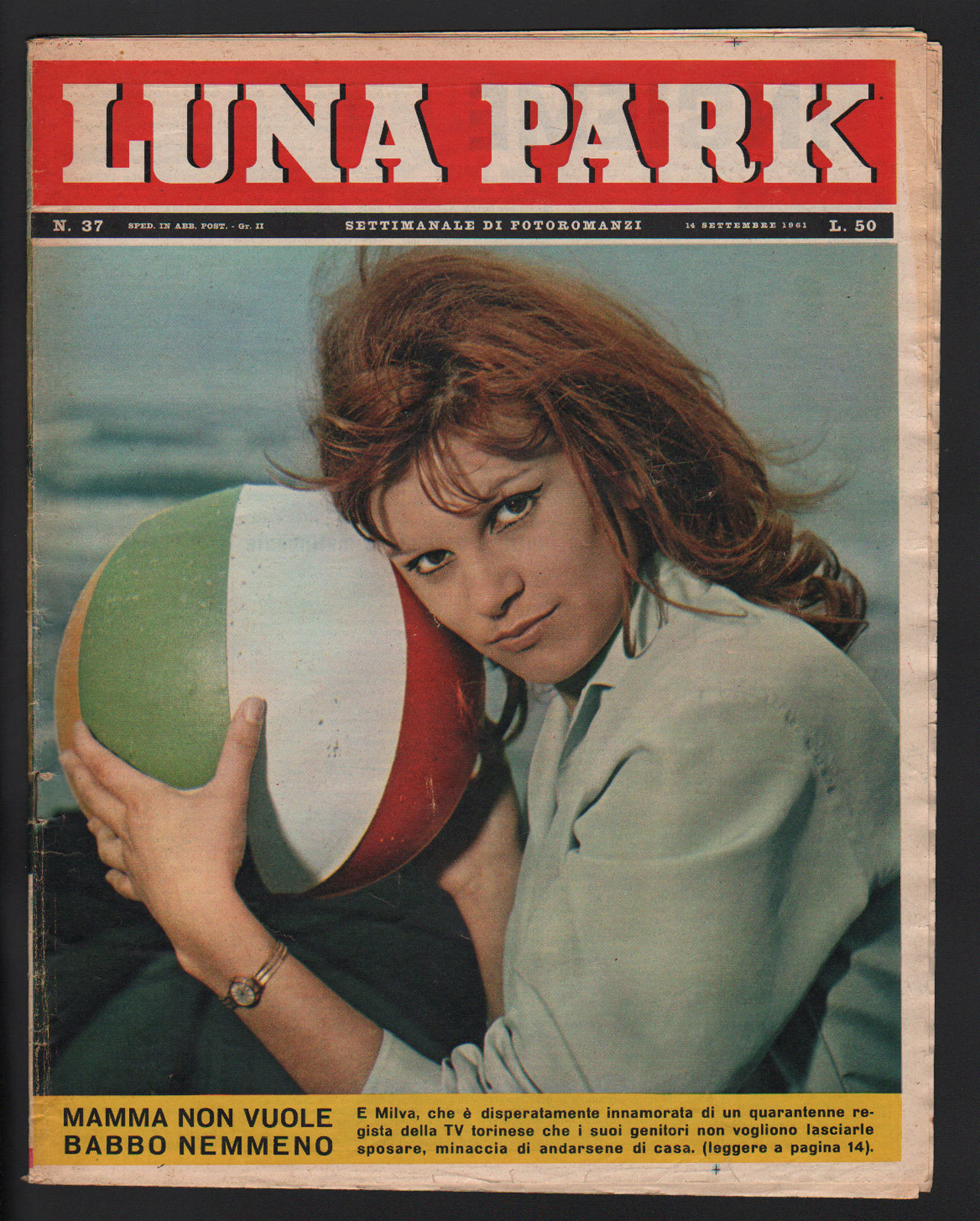 LUNA PARK 37/1961 MILVA MASTROIANNI BARDOT PEPPINO DI CAPRI ROBERTA ...