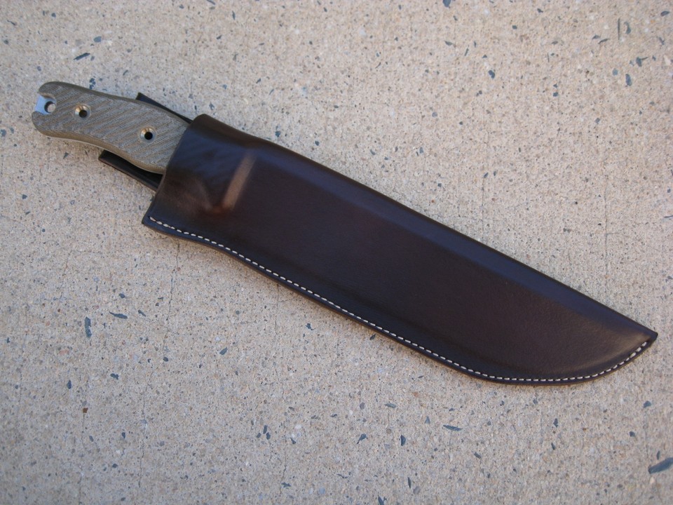 Busse Swamp Rat IMountainManDU MMU Custom Molded Leather Knife Sheath ...