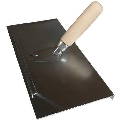 Mortar Holder with Wooden Handle, Pointing, Bricklaying, Jointing, Hawk ...