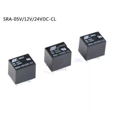 Mini Relays SRA-05V 12V 24VDC-CL T74 Power Relays 5V/12V/24V DC 20A 5 ...