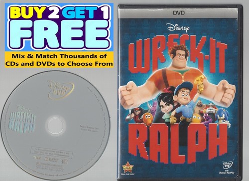 Wreck-It Ralph (DVD, 2012) Disney Family Comedy Disc & Cover Art Only ...