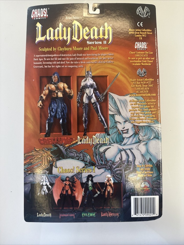 Brian Pulido's Azure Lady Death Action Figure Series II Moore Action ...