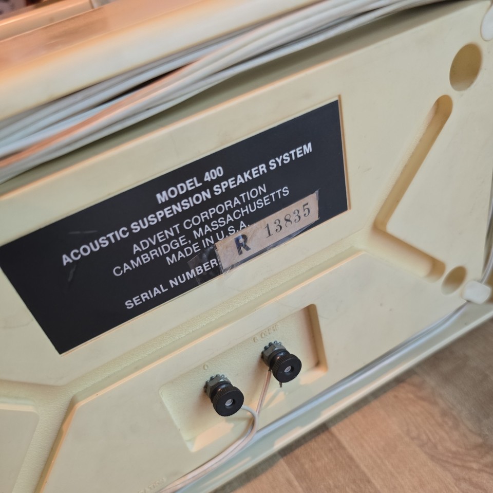 Vintage Advent Model 400 Speaker System Speaker Only Tested | eBay