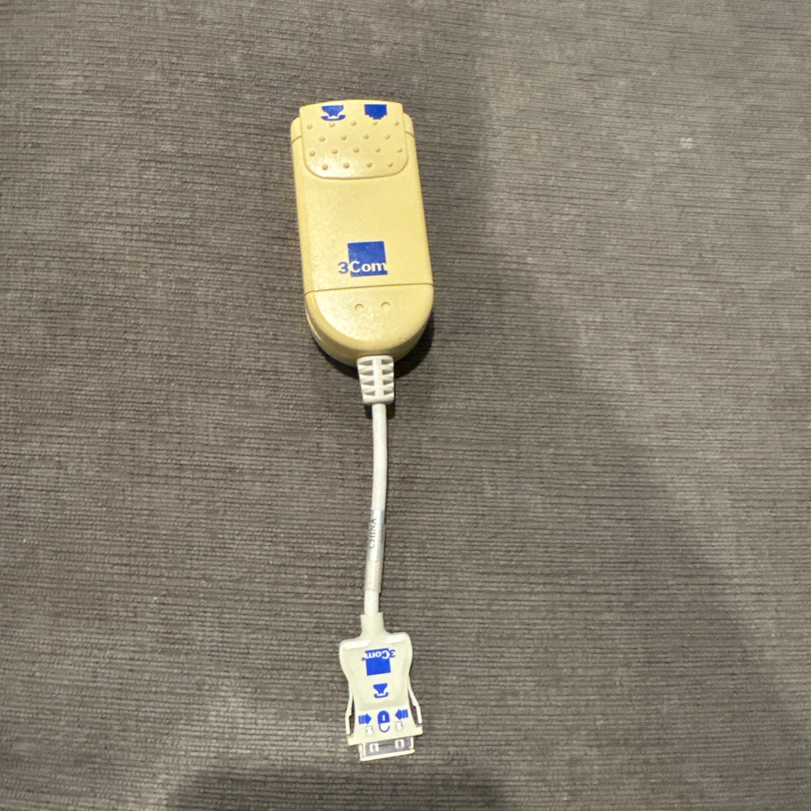 3COM MegaHertz 10/100 Lan + 56K PC Card Modem Dongle Cable 3CCFEM556 ...