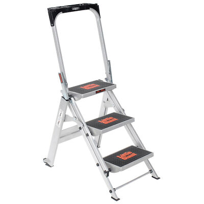 Little Giant 10310BA Safety Aluminum Step Ladder 3 Step 784497799547 | eBay