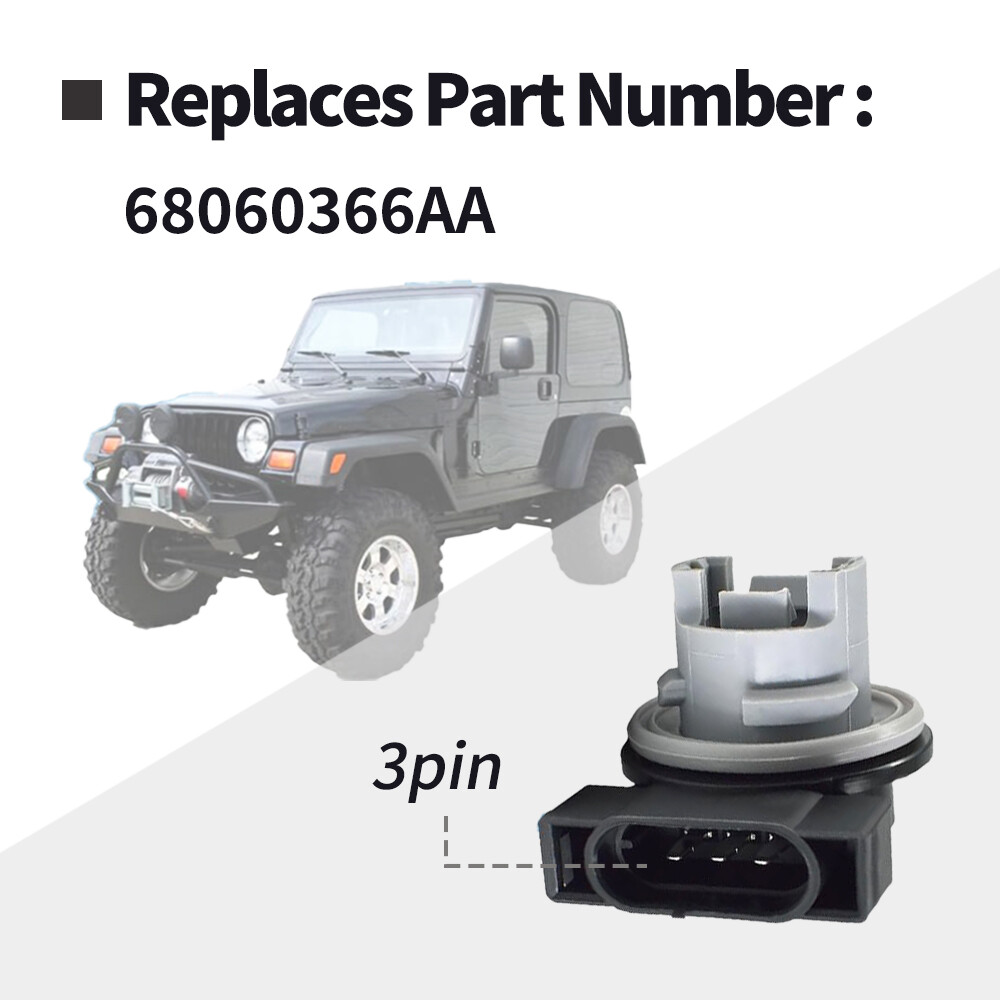 For Chrysler Dodge Socket Turn Amber Parking 95023L 68060366AA 54681-A ...