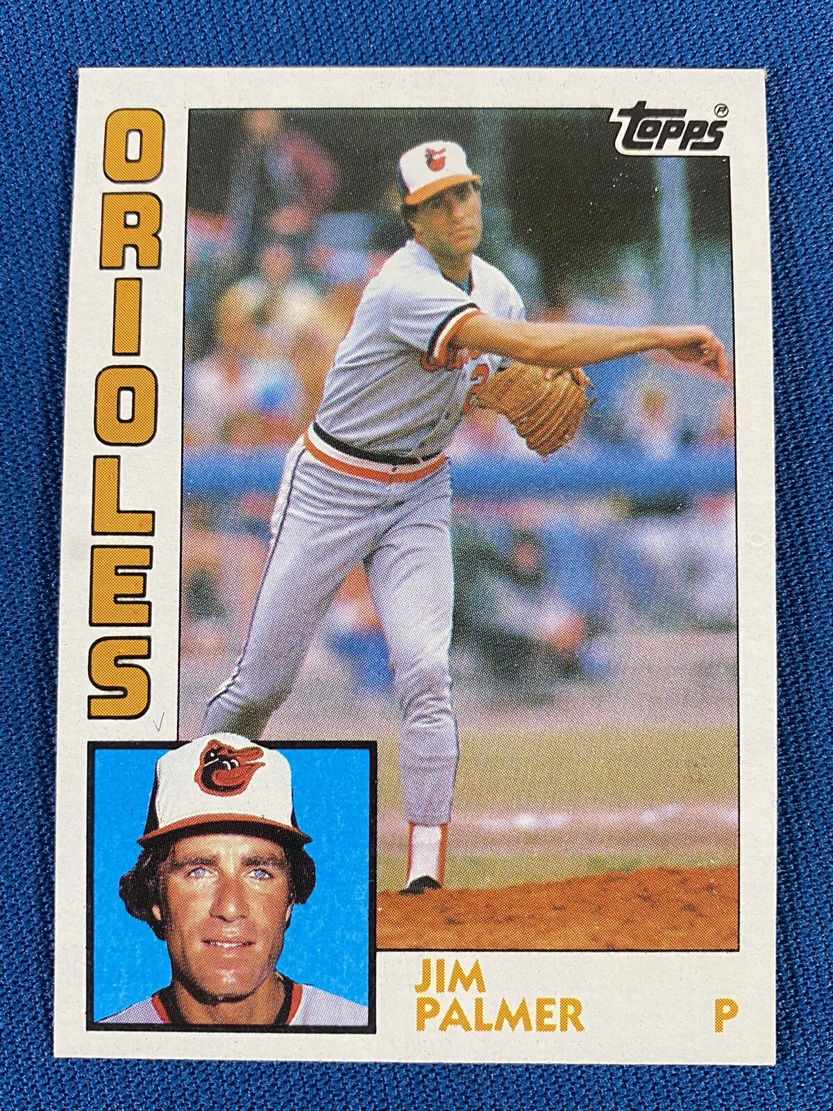 1984 Topps Jim Palmer Baseball Card #750 SET BREAK Baltimore Orioles | eBay