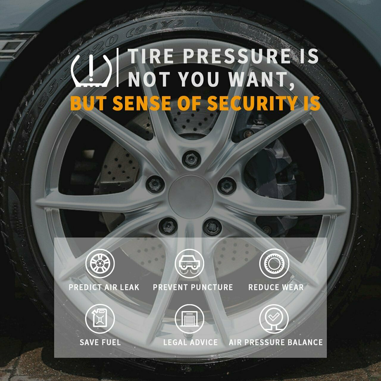 4pcs TPMS 13586335 13598771 Tire Pressure Monitoring Sensors For Chevy ...