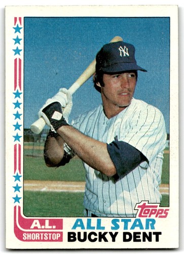 1982 Topps Bucky Dent New York Yankees #550 | eBay