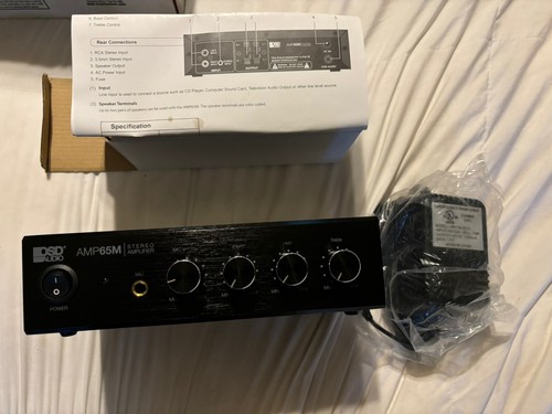 OSD AUDIO AMP 65M Compact Stereo 2 Channel Amplifier New | eBay