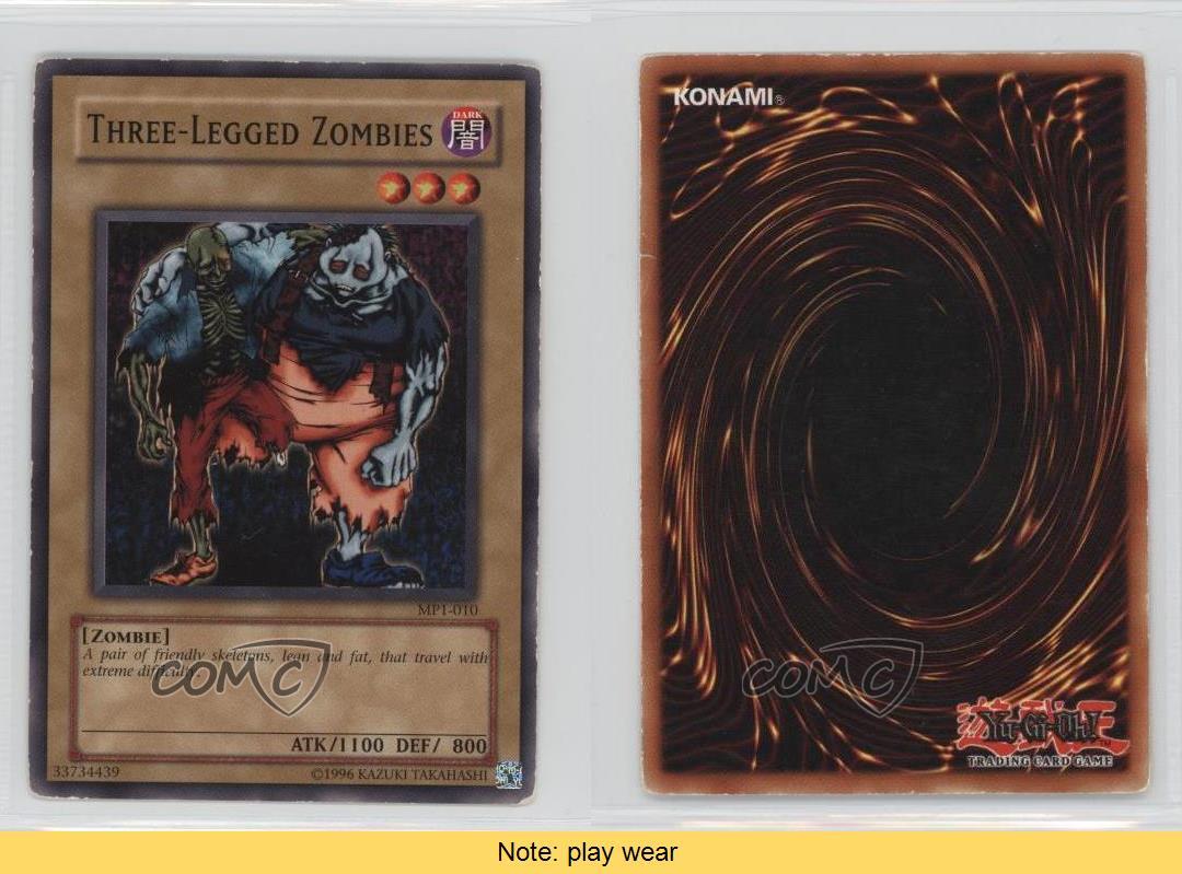 2002 Yu-Gi-Oh! McDonald's Promotional Series 1 Three-Legged Zombies ...
