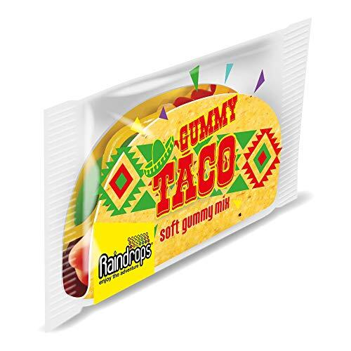 Raindrops Mini Gummy Candy Taco, 1.8 Ounces - 16 Count Display Box ...