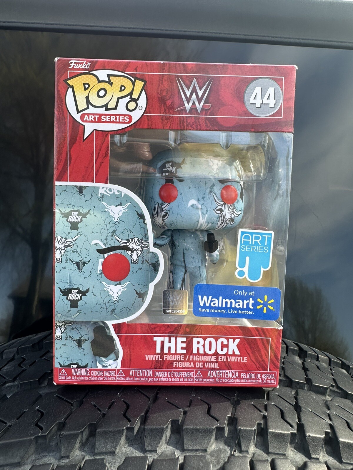 Funko Pop! The Rock WWE Artists Series Vinyl Figure - Walmart Exclusive ...