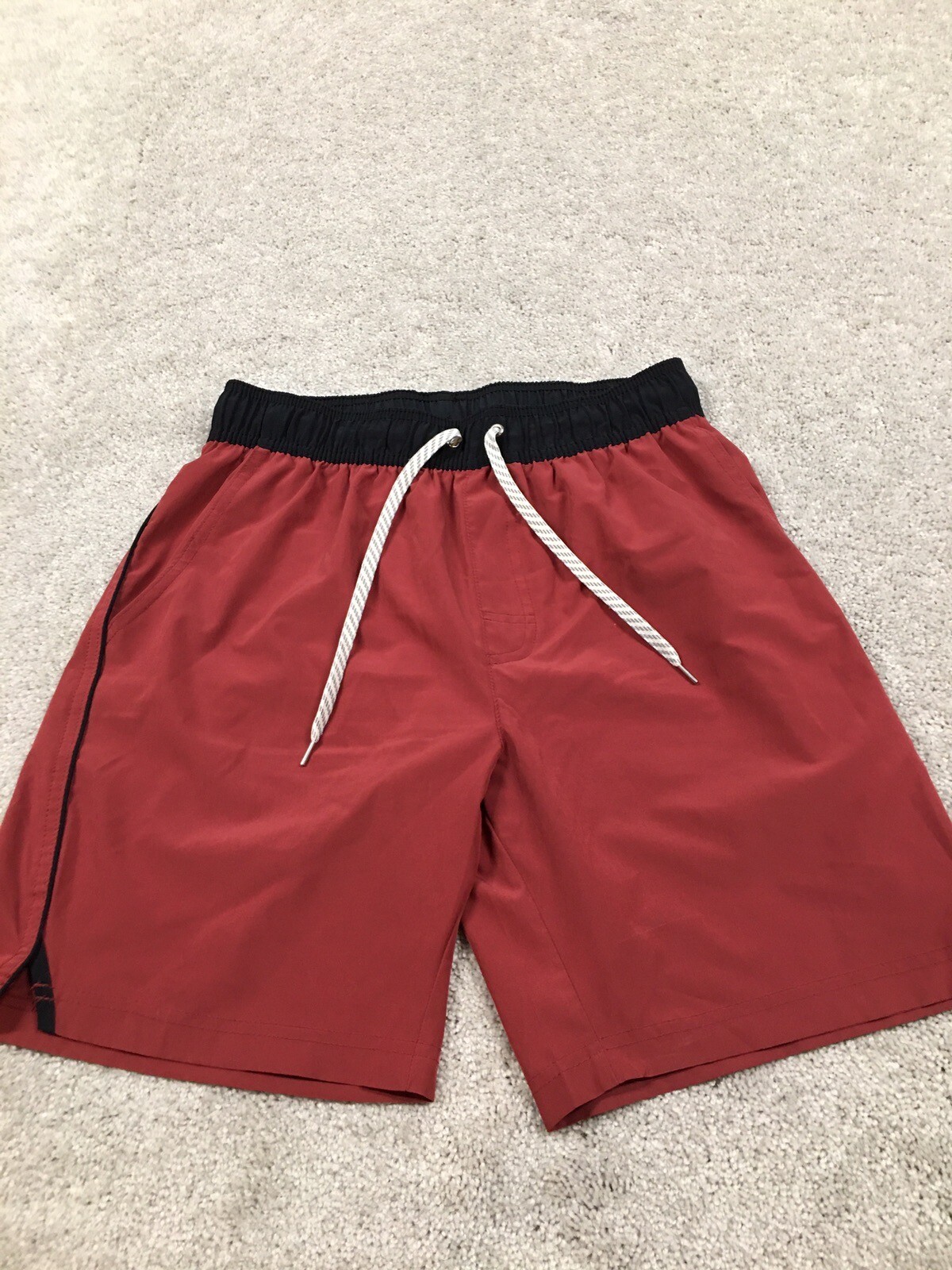 Legend Discovery Shorts Men's Small Maroon Stretch Waist Drawstring ...