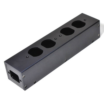 1x US AC Power Supply Bar Distributor Aluminum 4 Outlet Box hifi ...