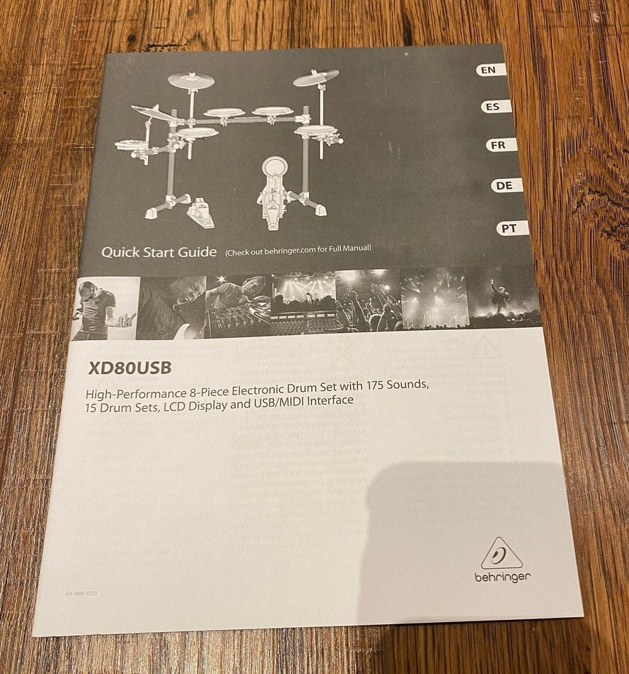 Behringer HDS240USB Electronic Drum Kit SPARE PARTS: snare crash tom ...