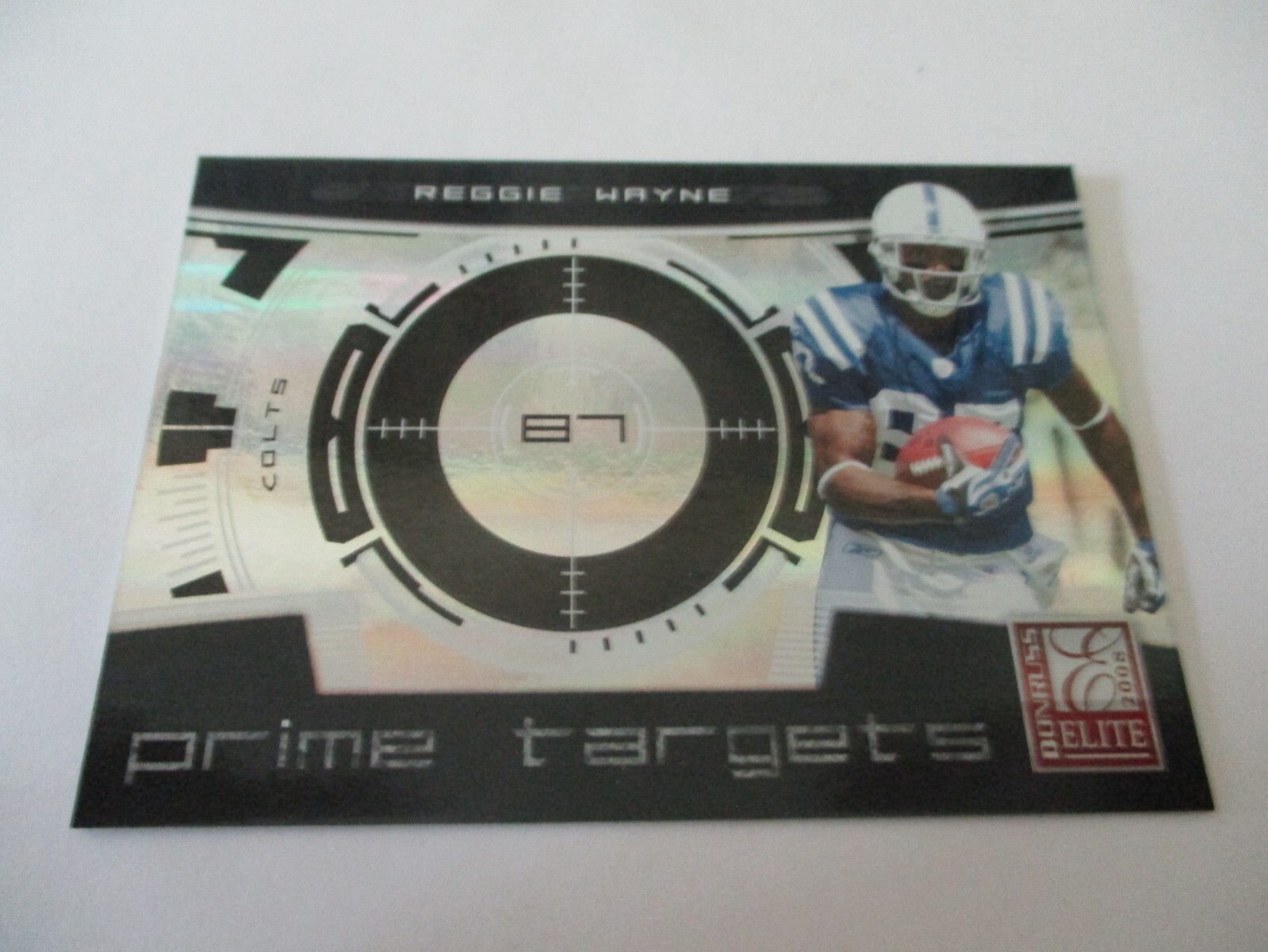 2008 Donruss Elite Prime Targets Reggie Wayne Card #PT4 Serial #245/400 ...