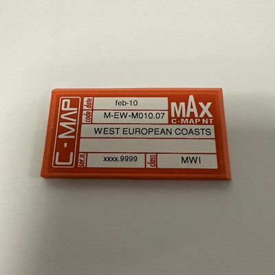 C-MAP MAX West European Coasts EW-M010 C-Card Marine Charts Mega Wide ...