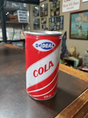 Vintage Empty Display ACME Ideal Grocery Store Cola Flat Top Soda Can ...