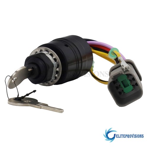 129572 Ignition Switch W/Keys Fits For Tracker Boats 3 Position 6 Wire ...