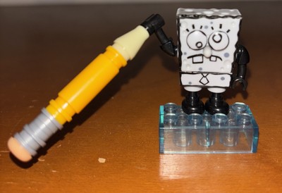 SpongeBob SquarePants Mega Bloks Secret Doodlebob Figure | eBay